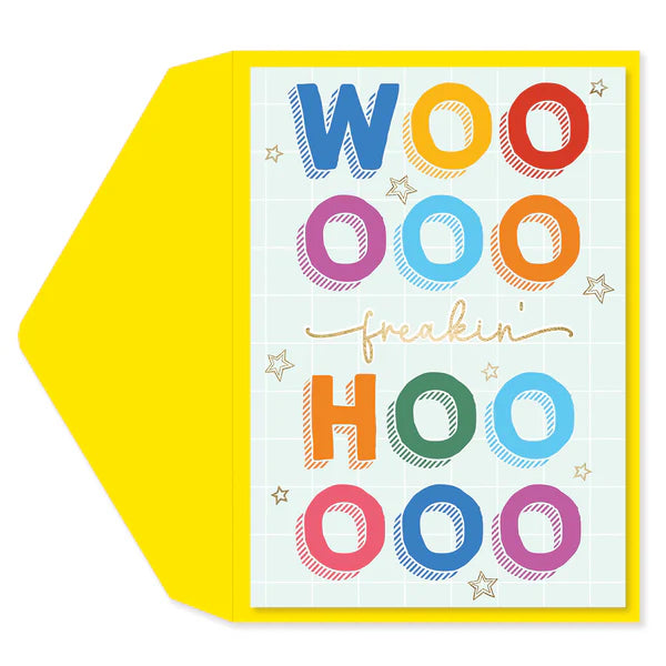 Woo Freakin Hoo Congrats Card