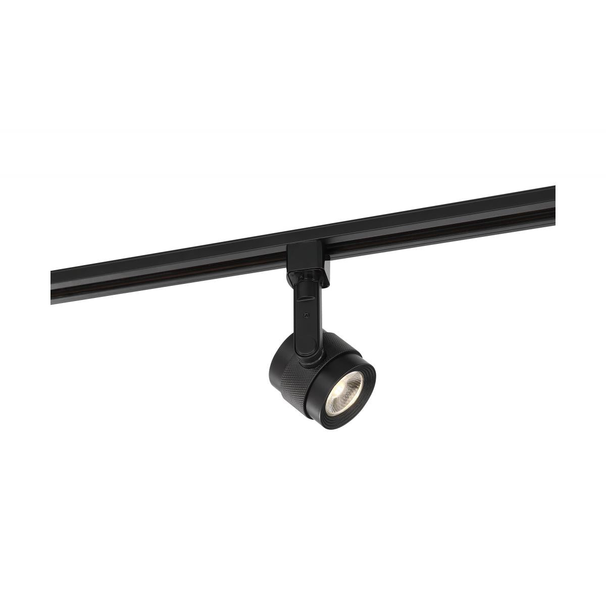 12W Piston LED Track Head - Bk