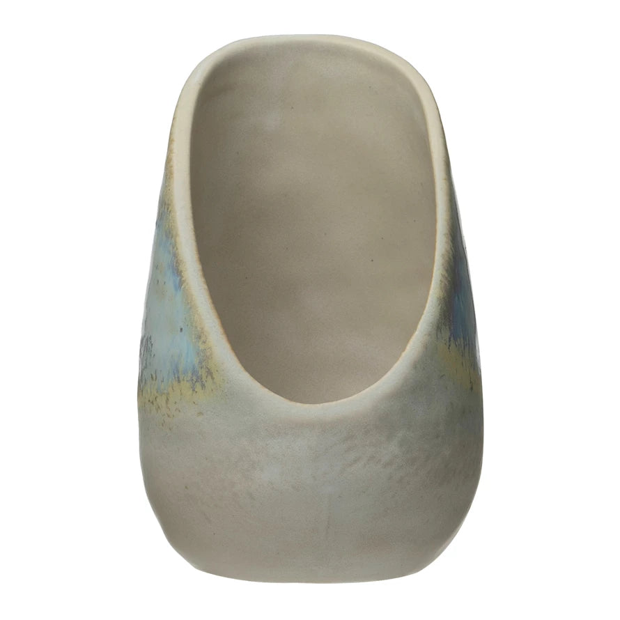 Stoneware Spoon Rest w/ Glaze
