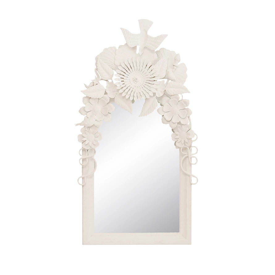 Flower & Birds Wall Mirror