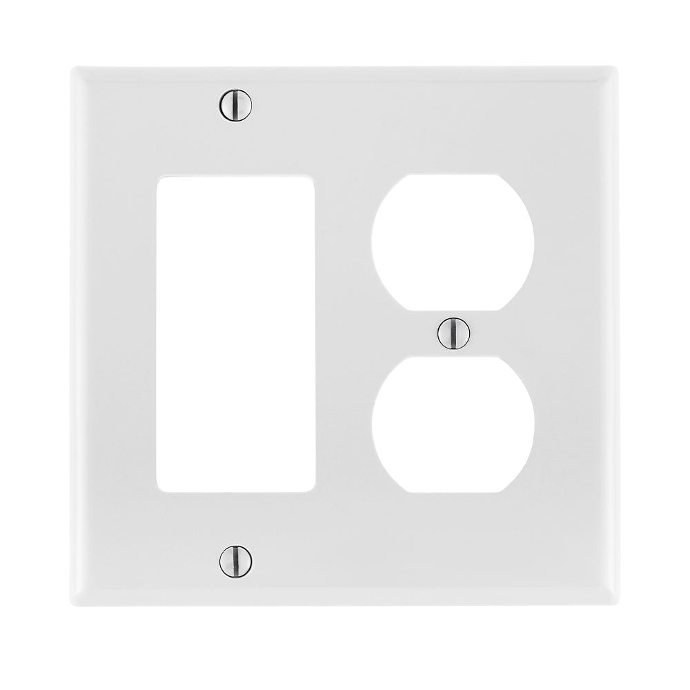 Double Decora Duplex Receptacle 15AMP & 20AMP, 125volt, 2p, 3W, Decora